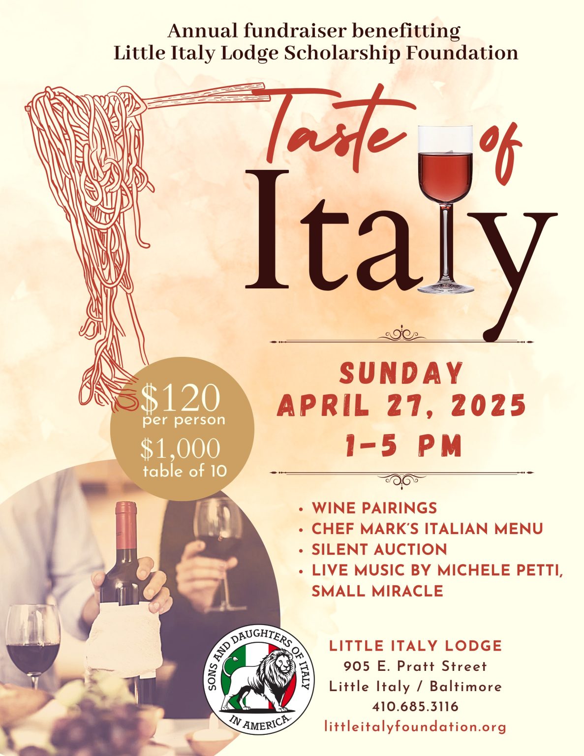 2025 Taste of Italy – Little Italy Foundation