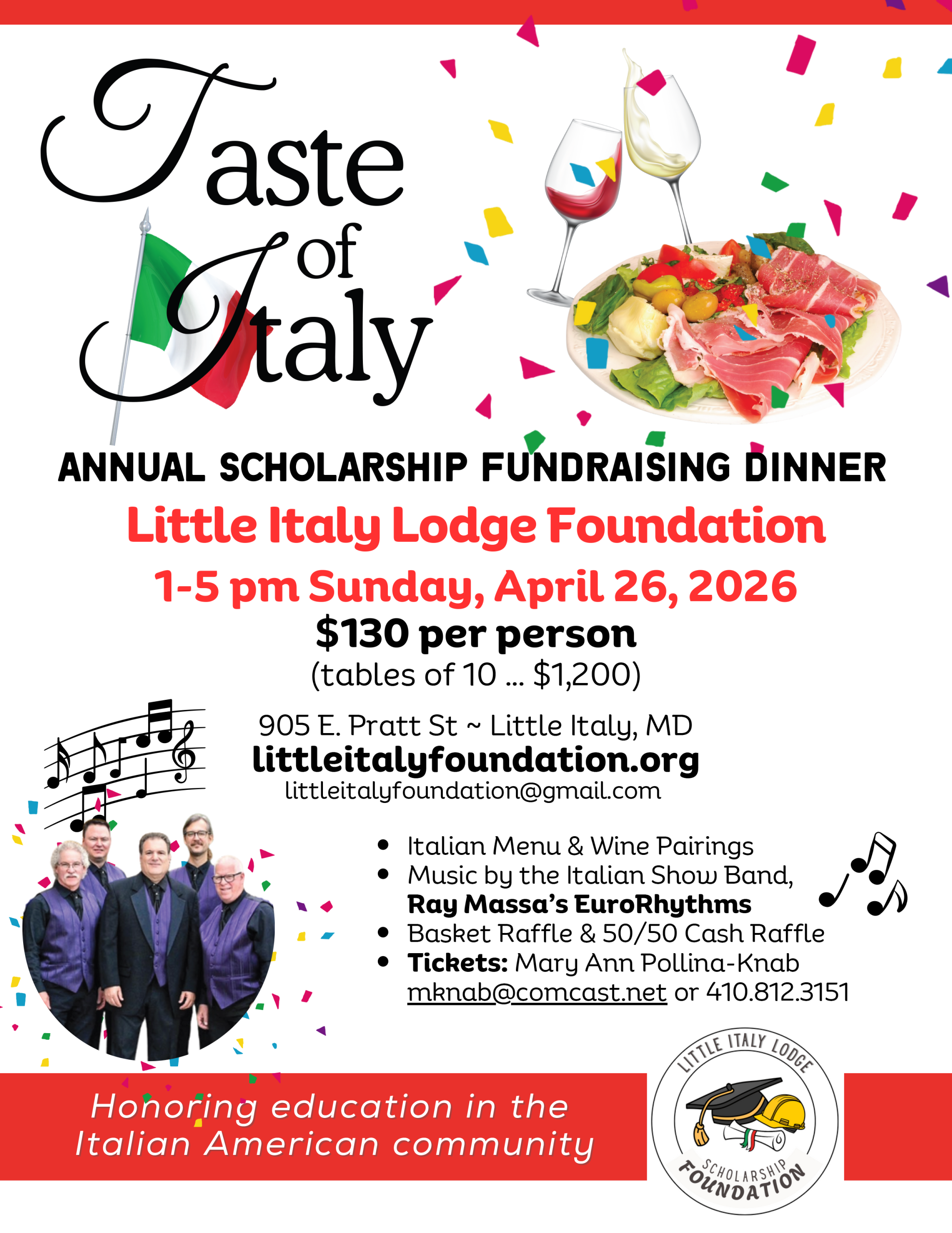2026 Taste of Italy – Little Italy Foundation